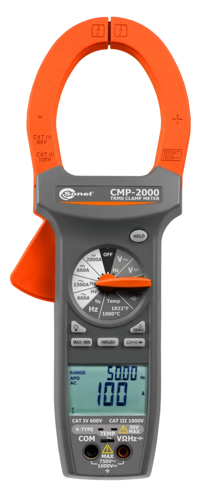Digital Clamp Meter Sonel CMP-2000 - Highest Quality & Safety - www ...
