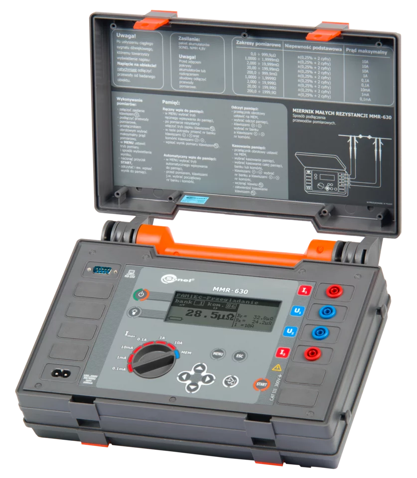 Low resistance meter Sonel MMR-630 - Highest Quality & Safety - www ...