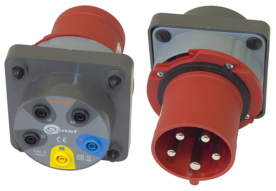 Three-phase socket adapter 63 A (5P) AGT-63P - Highest Quality & Safety ...