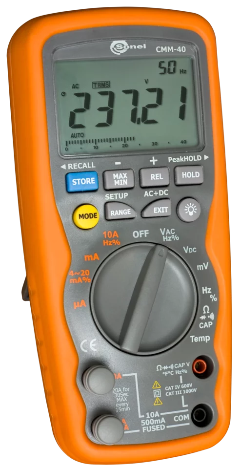 Industrial Multimeter Sonel CMM-40 - Highest Quality & Safety - www ...