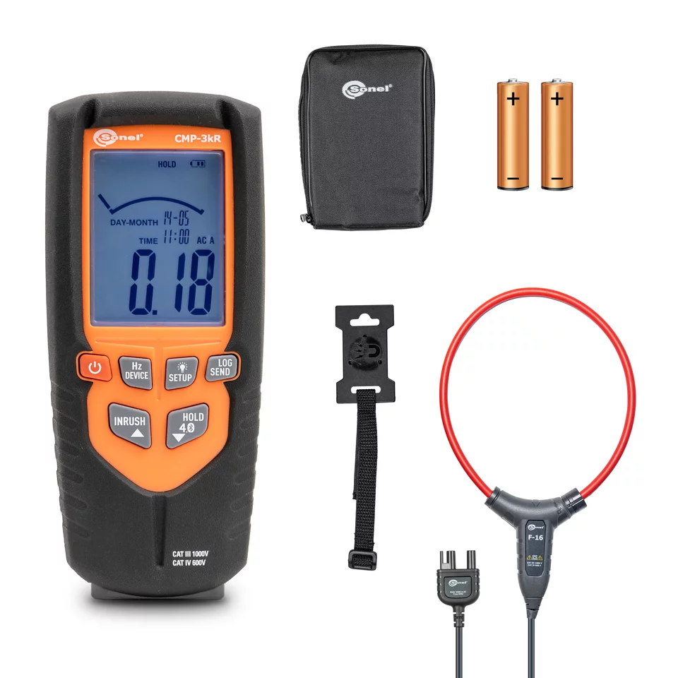 AC digital clamp meter with data logger Sonel CMP-3KR - Highest Quality ...