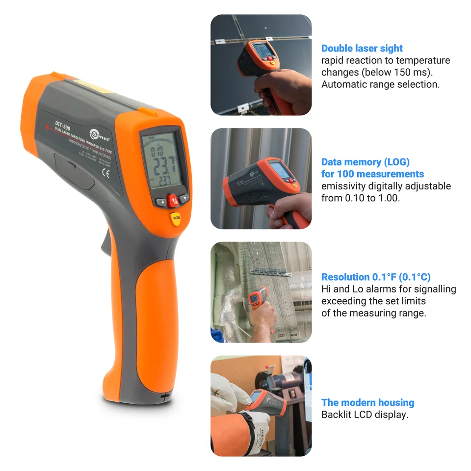 Infrared Thermometer Sonel DIT-500 - Highest Quality & Safety - www ...