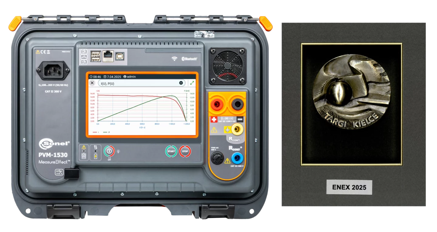 Photovoltaic meter Sonel PVM-1530 - Highest Quality & Safety - www.sonel.sg
