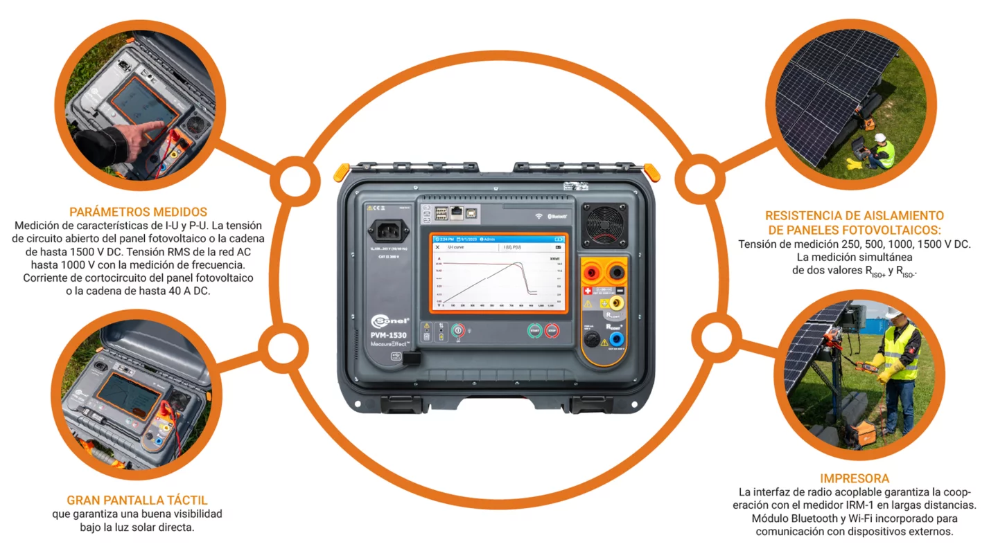 Photovoltaic meter Sonel PVM-1530 - Highest Quality & Safety - www.sonel.sg