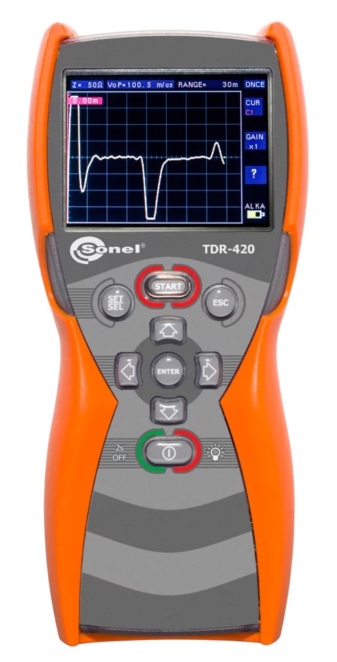 Reflectometer Sonel TDR-420 - Highest Quality & Safety - www.sonel.sg