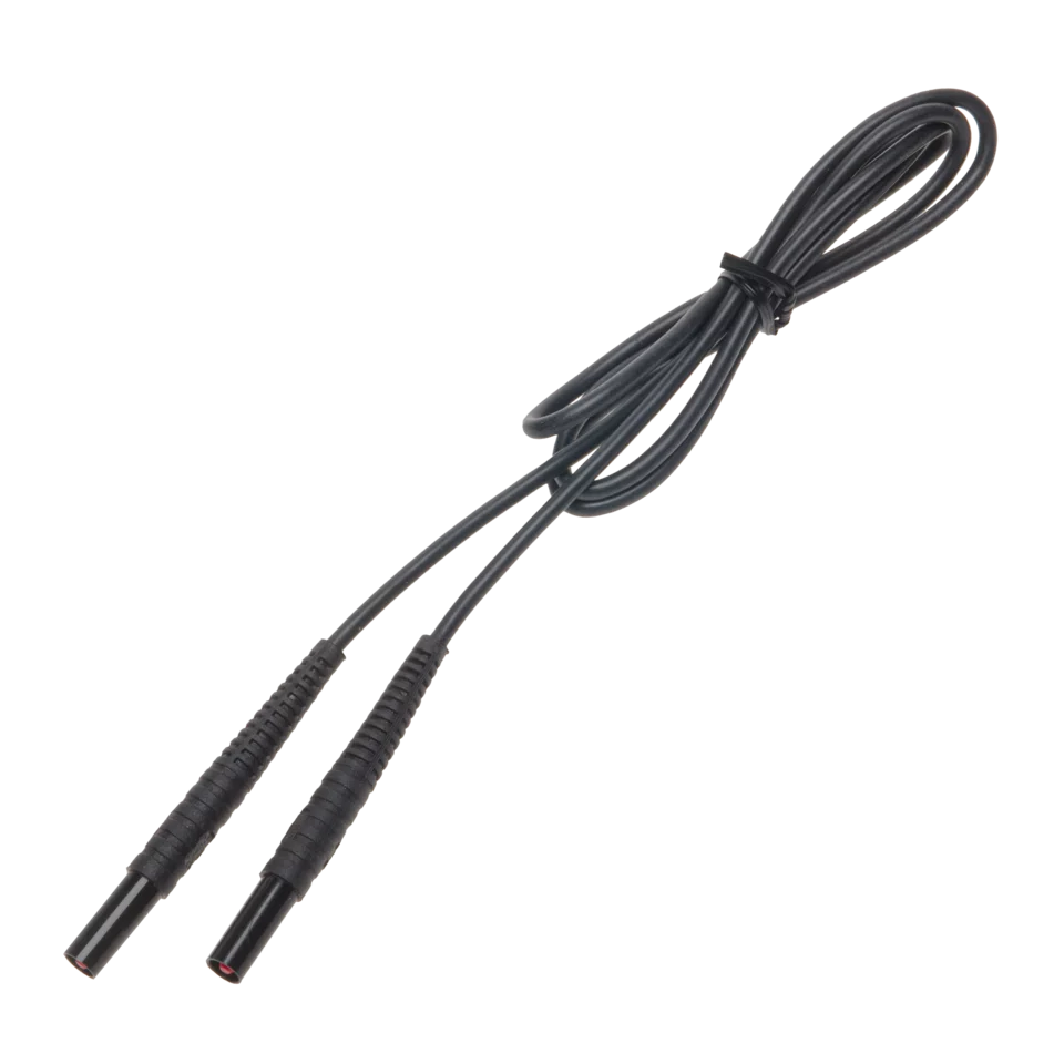 Sonel Cable 1,2 m negro 1 kV (conectores tipo banana) - sonel.cl