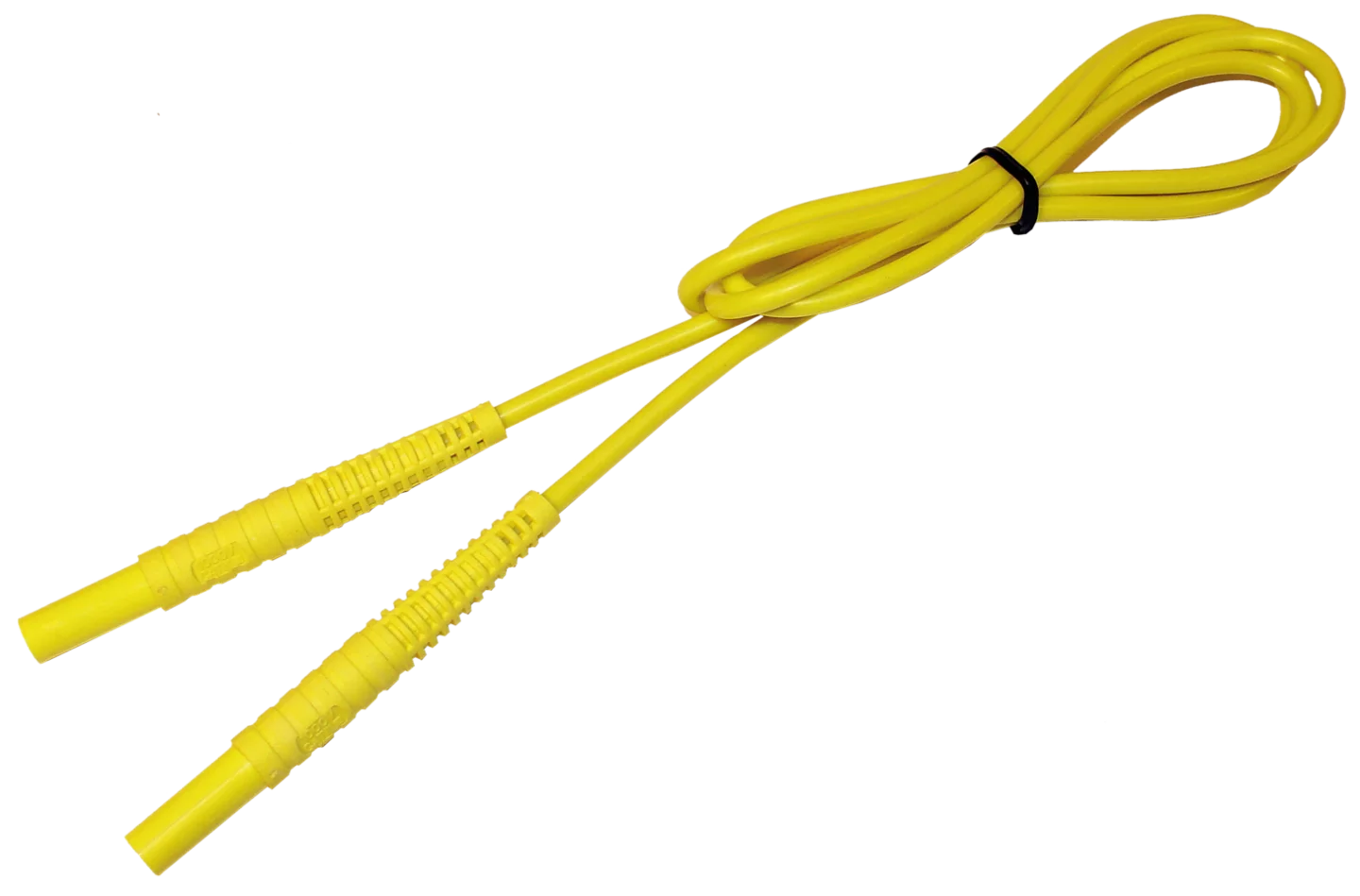 Sonel Cable 1,2 m amarillo 1 kV (conectores tipo banana) - sonel.cl