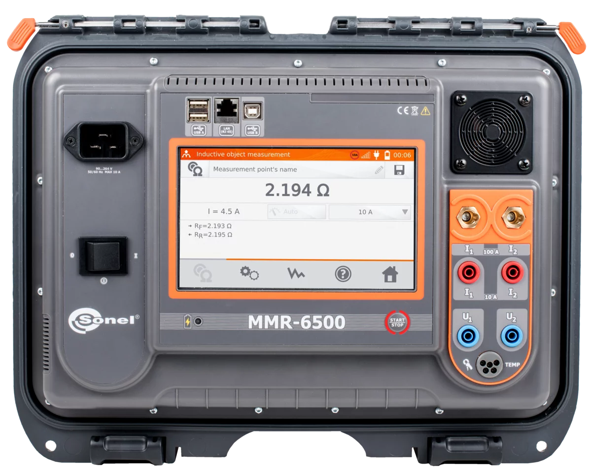 Sonel MMR-6500 Microhmetro - sonel.cl